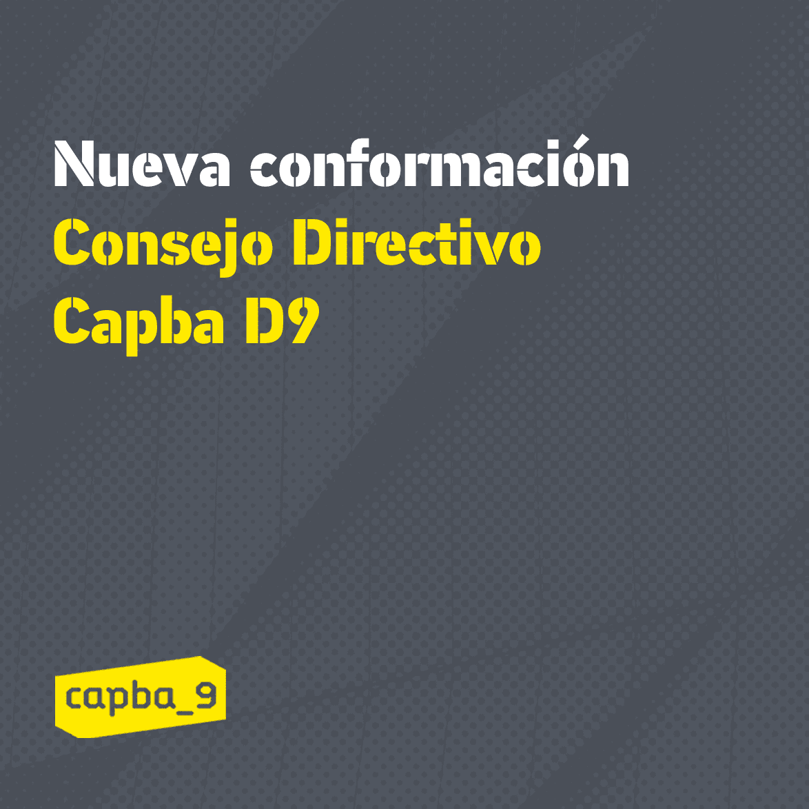 Nueva conformación en el Consejo Directivo de Capba D9 - Capba9