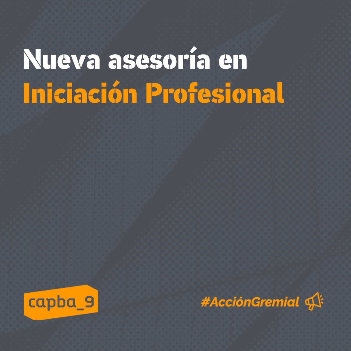 Nueva asesoría en Iniciación Profesional - Capba9