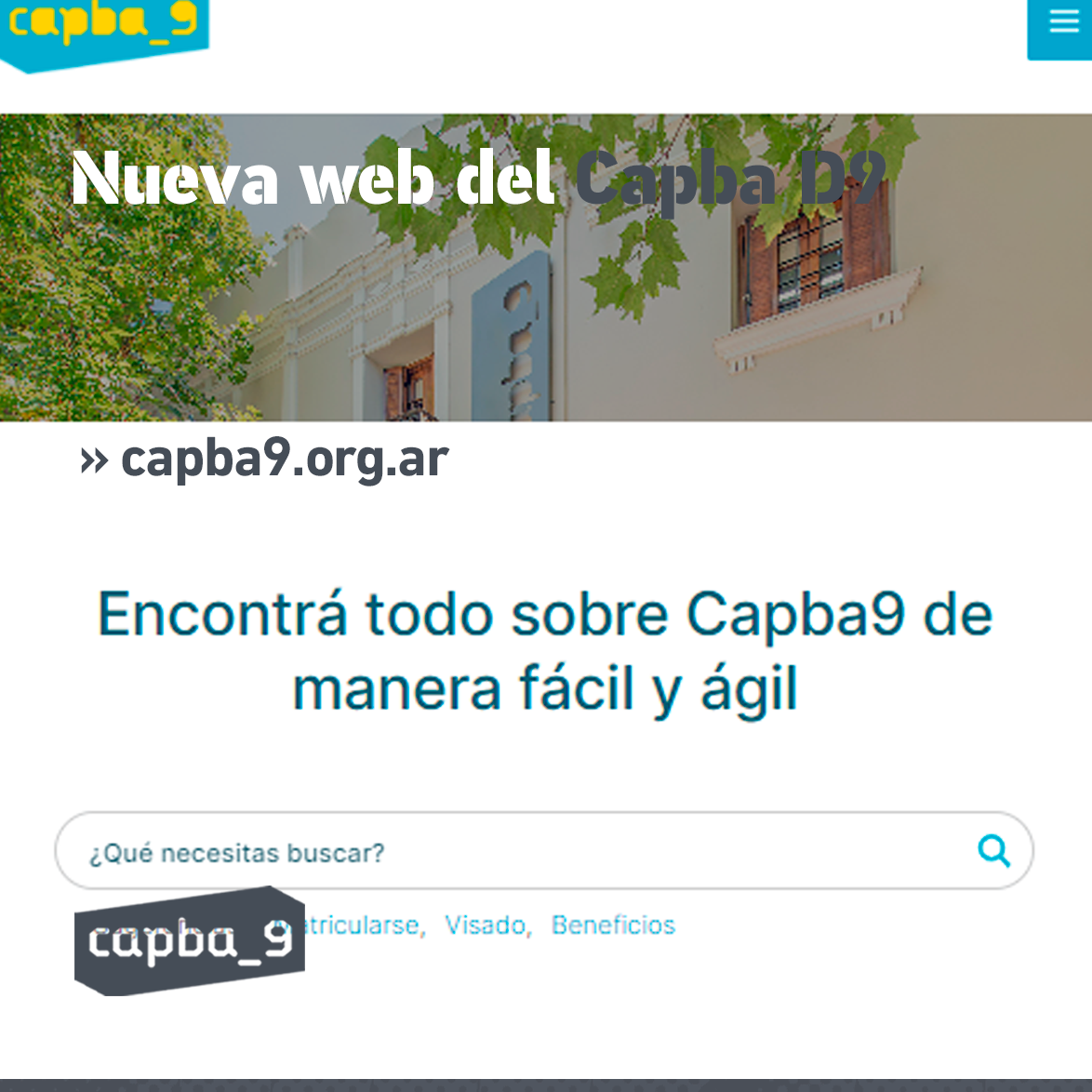 Nueva web del Capba D9 - Capba9