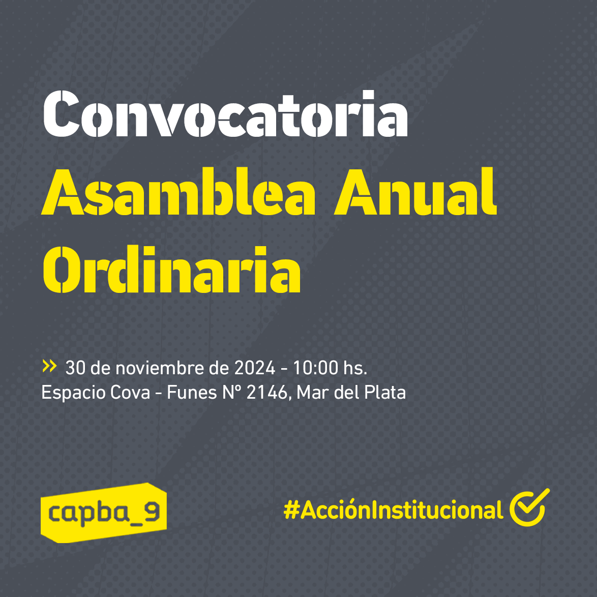 Convocatoria Asamblea Anual Ordinaria - Capba9