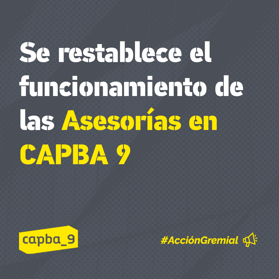 Se restablece el funcionamiento de las Asesorías en CAPBA 9 - Capba9